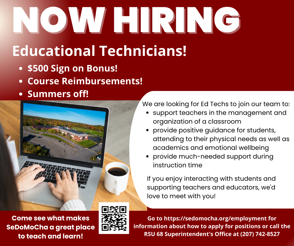 We’re Hiring! | RSU 68